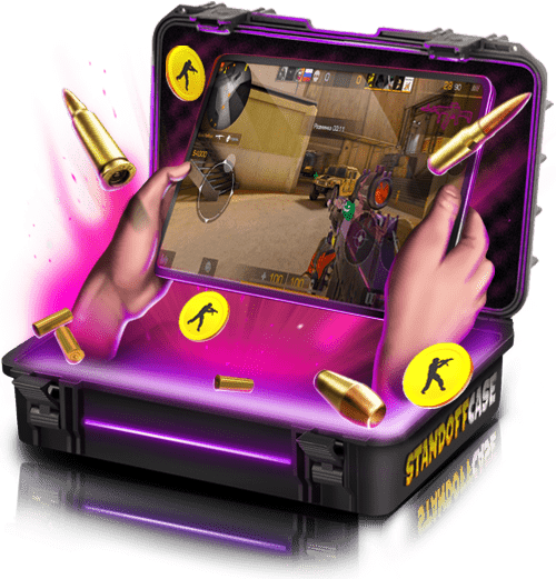 StandoffCase - открывай лучшие кейсы Standoff 2! Выбивай топ скины и голду в Стандофф 2!